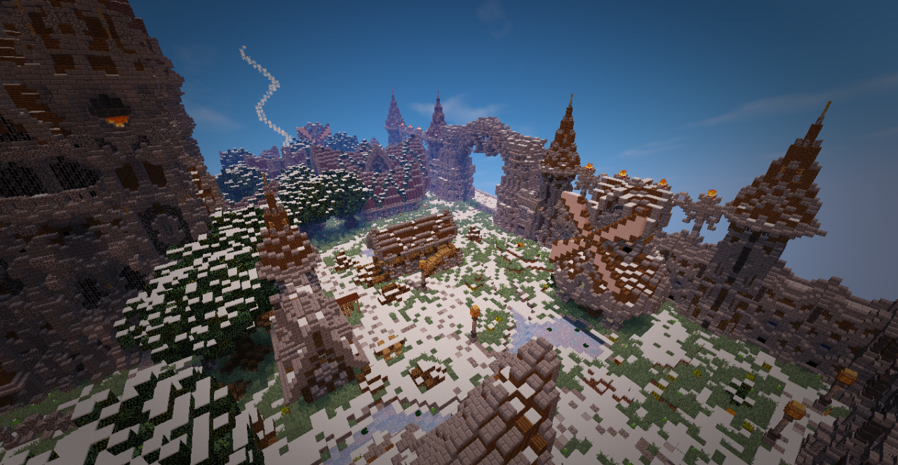 Epic Medieval Faction Spawn Minecraft Map