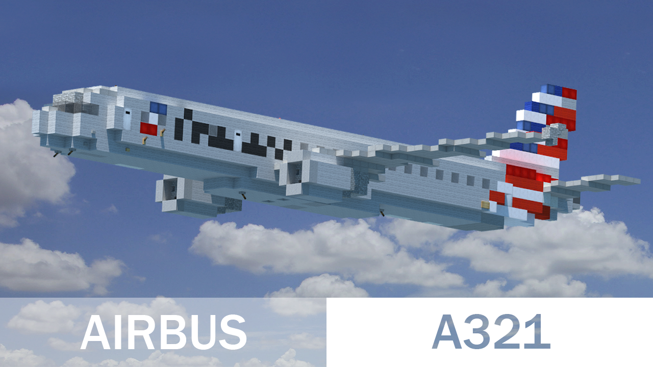 Airbus A321 [Aerospace³] Minecraft Map