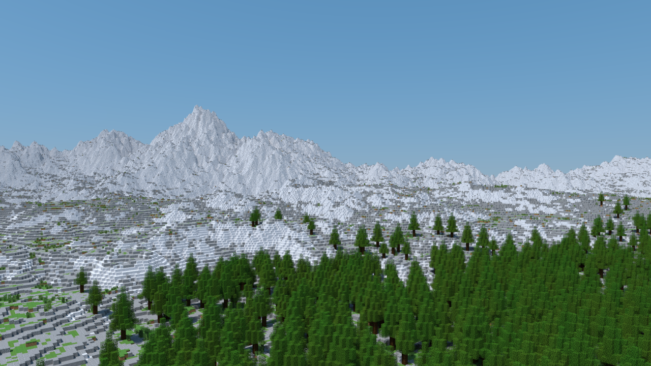 Diorite Mountains Minecraft Map