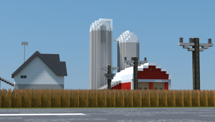 American Style Wheat Farm Minecraft Map