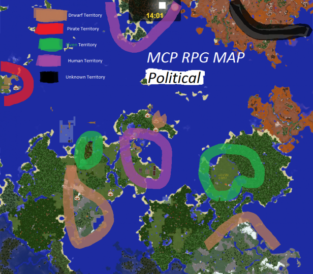 MoshCow Productions RPG World Build Minecraft Map