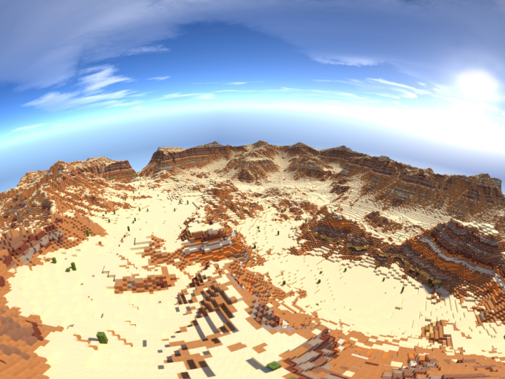 Mesa Desert Minecraft Map