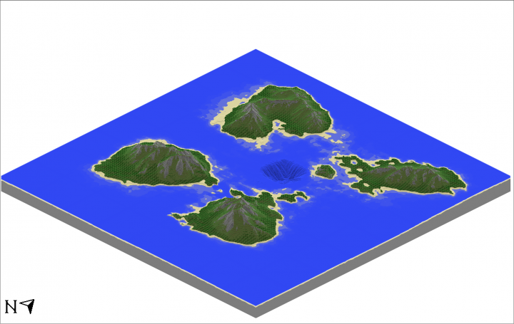 [WHIRPOOL ISLANDS SURVIVAL MAP] by Zephyr Minecraft Map