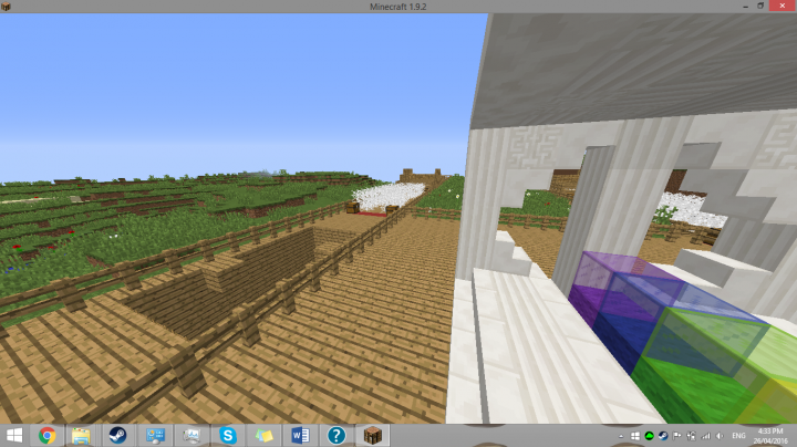 1.9 1v1 minecraft Obstacle Course Minecraft Map