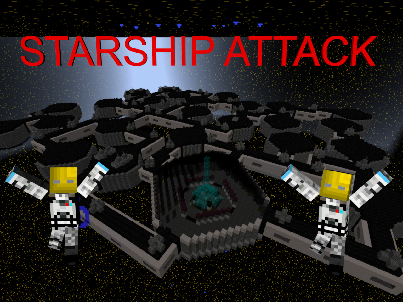 Starship Attack [Map adventure 1.9.2 With Resource Pack] Minecraft Map