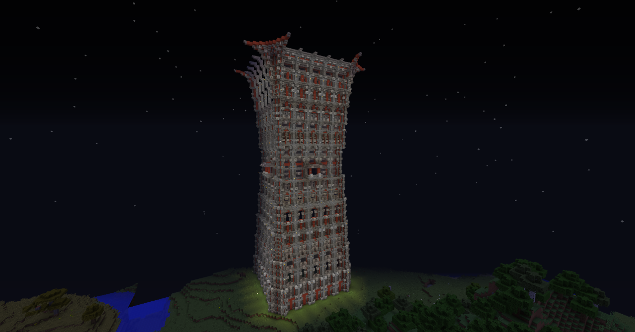 Red Skyscraper, the ultimate residence Minecraft Map