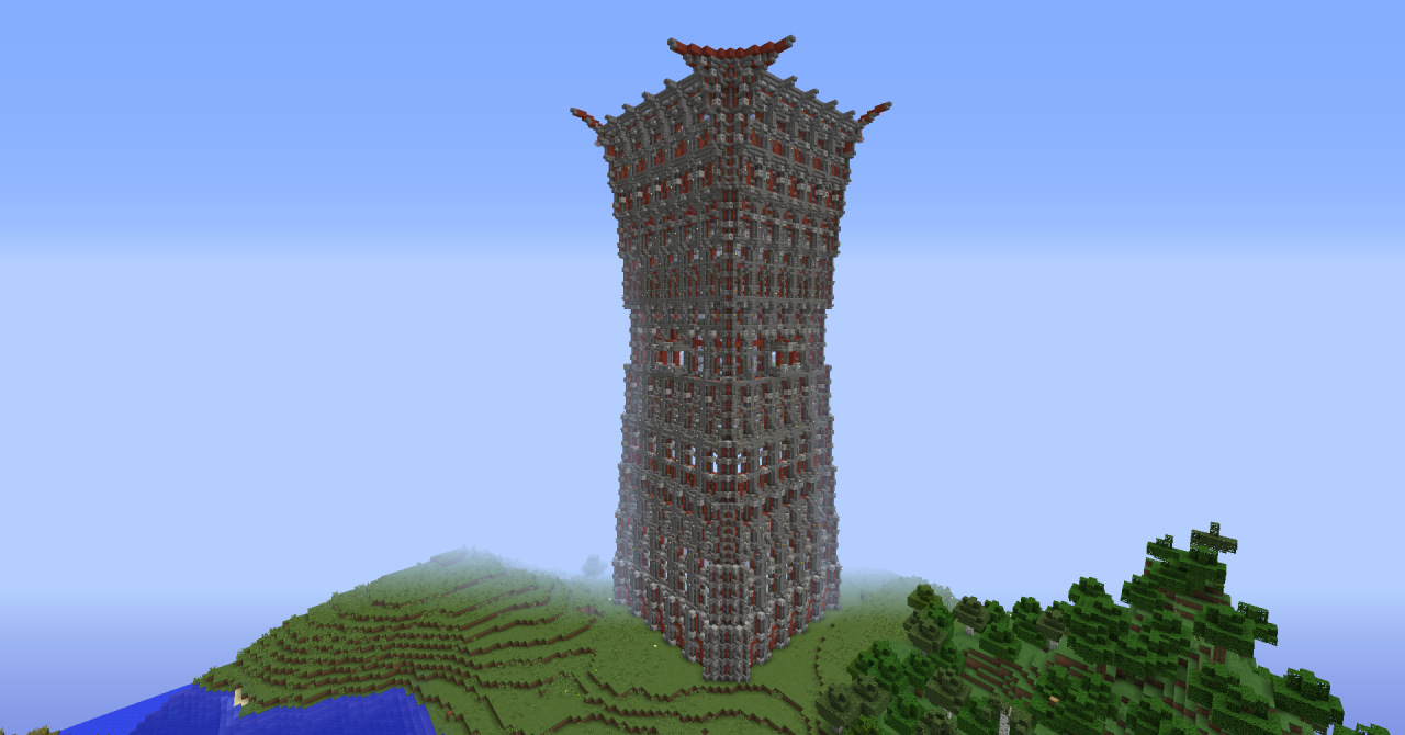 Red Skyscraper, the ultimate residence Minecraft Map