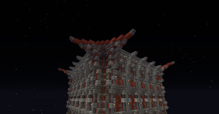 Red Skyscraper, the ultimate residence Minecraft Map