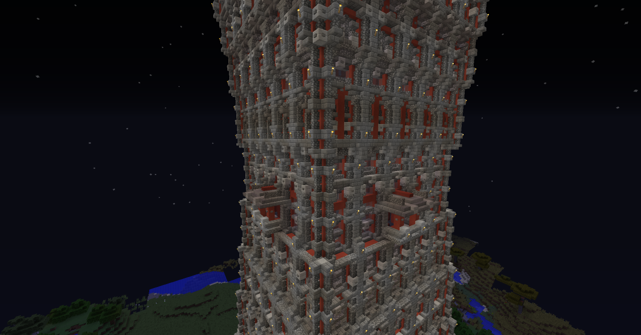 Red Skyscraper, the ultimate residence Minecraft Map