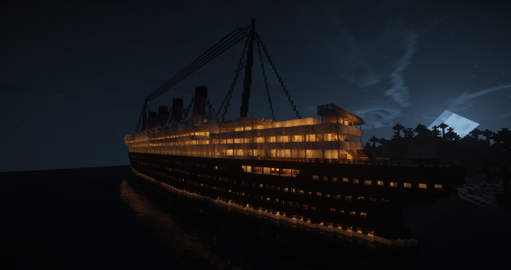 1:1 RMS Aquitania Minecraft Map