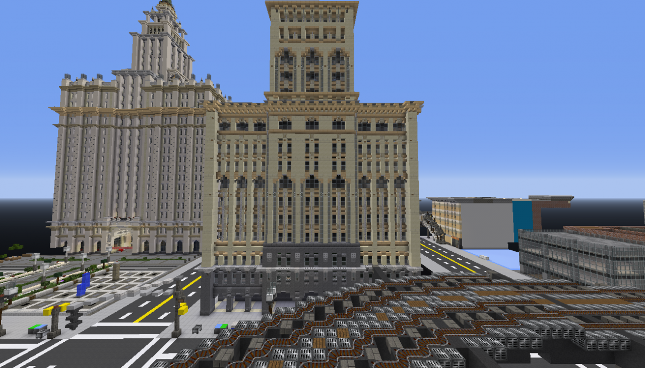 The Auditorium Building Replica - Chicago (Built on Newford) Minecraft Map