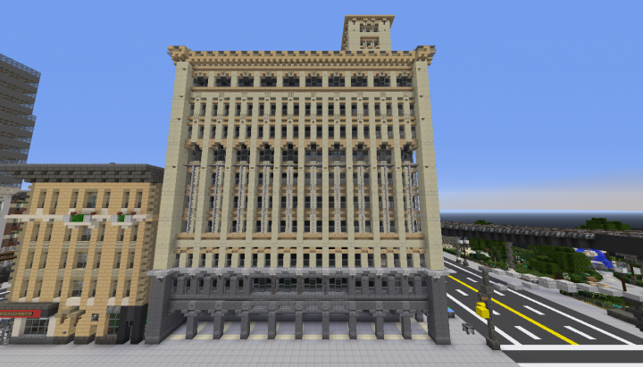 The Auditorium Building Replica - Chicago (Built on Newford) Minecraft Map