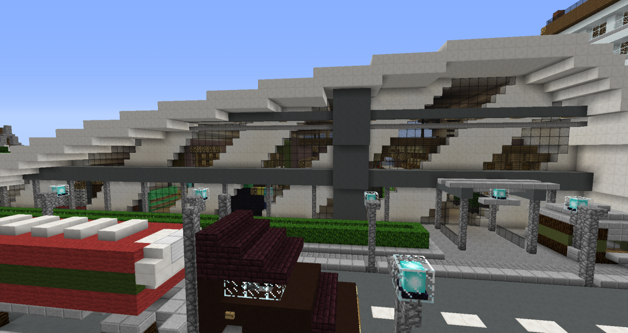 Modern City Station Minecraft Map