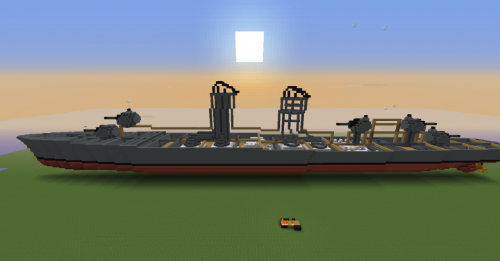 The U.S.S. La Vallette DD-448 Minecraft Map