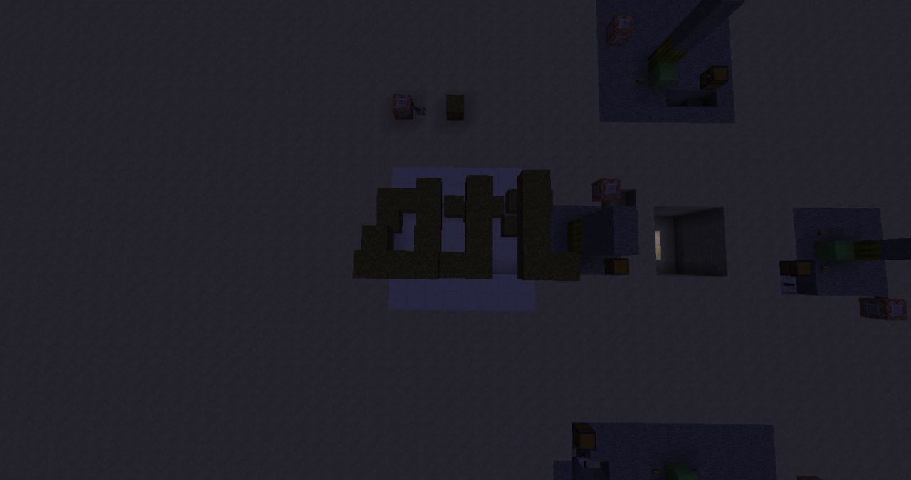 Falling block Minecraft Map