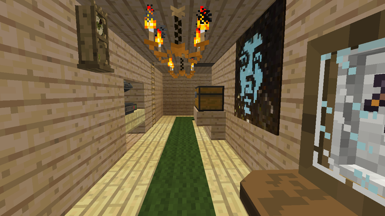 Minecraft House - Bibliocraft + LOTR Mod Minecraft Map