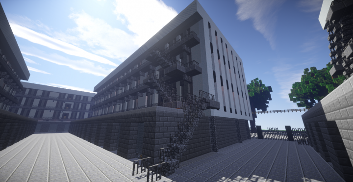 modern apartment complex Minecraft Map