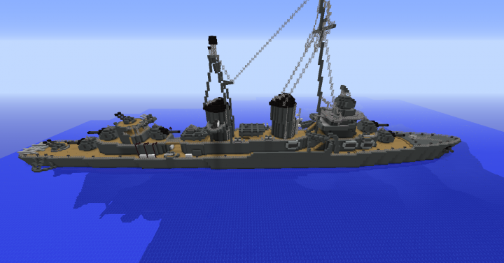 The U.S.S. La Vallette DD-448 Minecraft Map