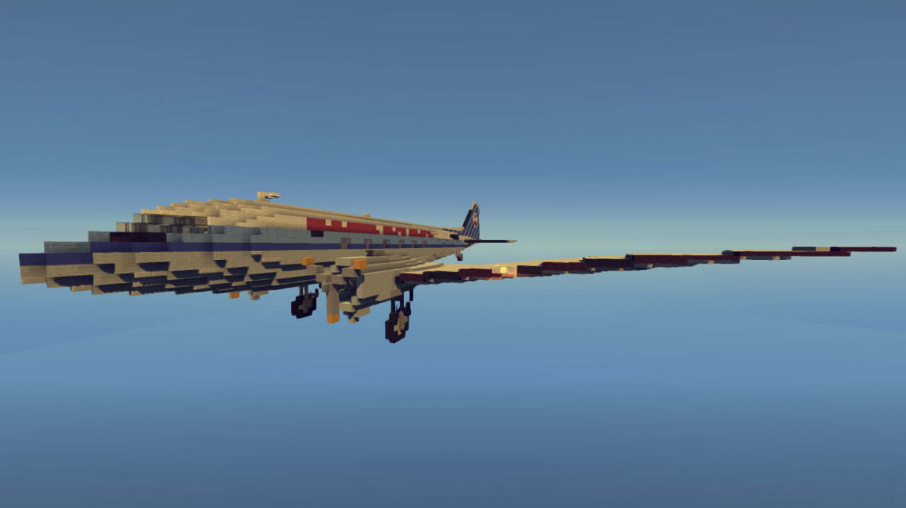 DC-3 Dakota PH-PBA Minecraft Map
