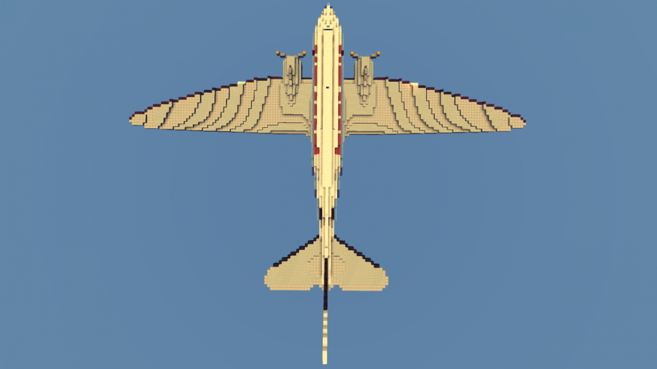 DC-3 Dakota PH-PBA Minecraft Map