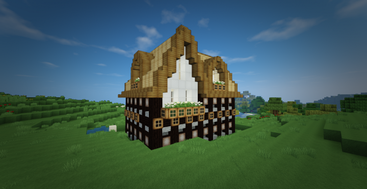 Simple Rustic Survival Home Minecraft Map
