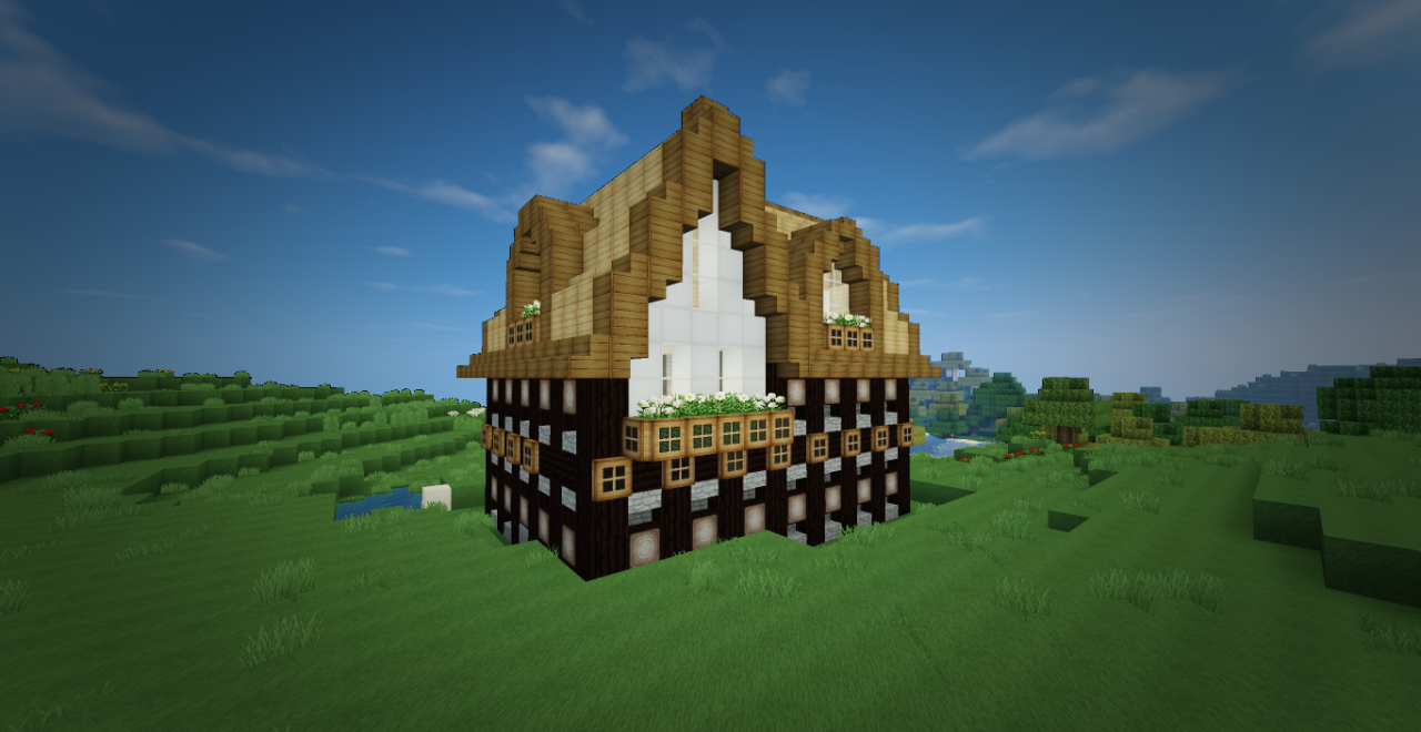 Simple Rustic Survival Home Minecraft Map