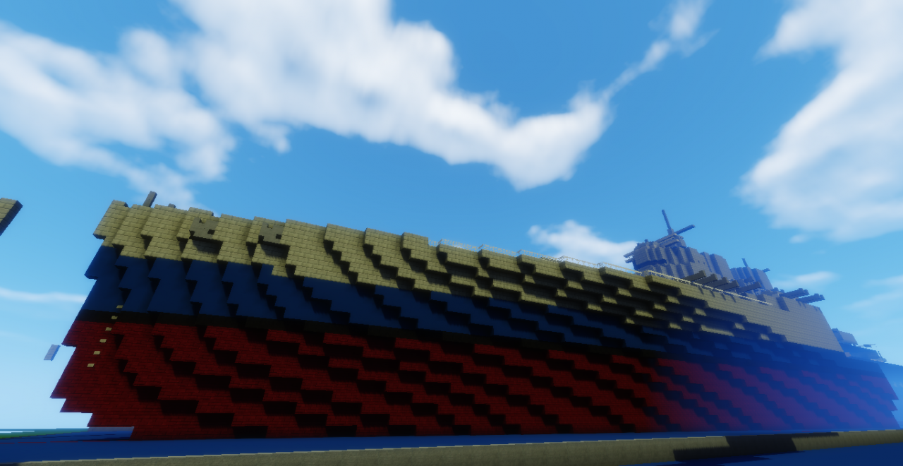 TCS Omar | WWII Custom battleship | Minecraft Map