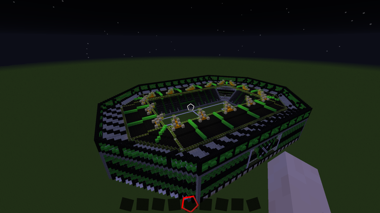 mini football stadium Minecraft Map