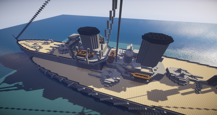HMS Dreadnought Minecraft Map