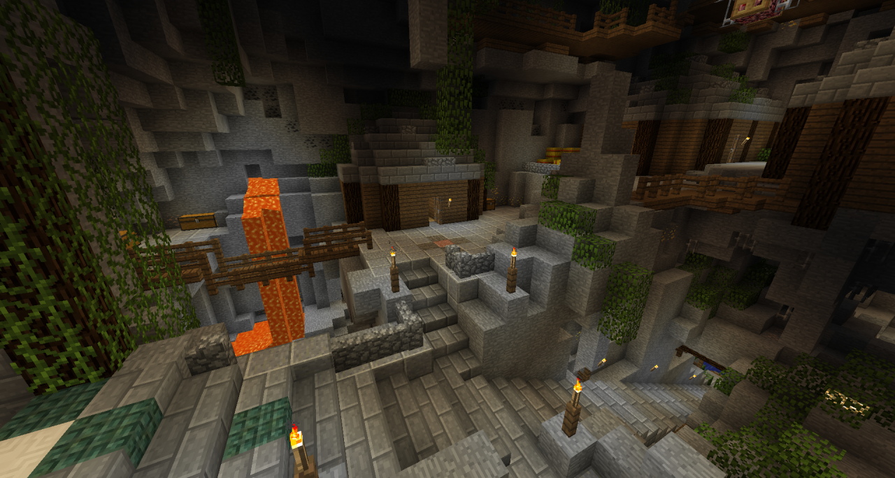 Mining mountain Minecraft Map