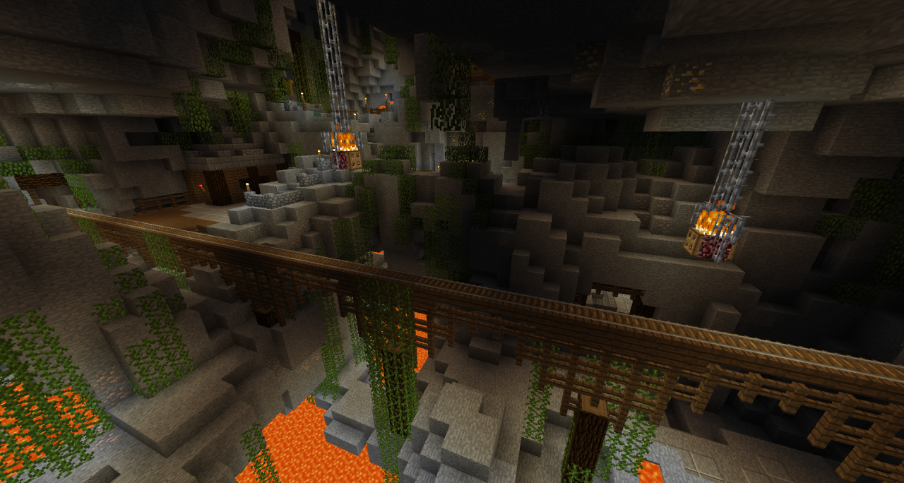 Mining mountain Minecraft Map