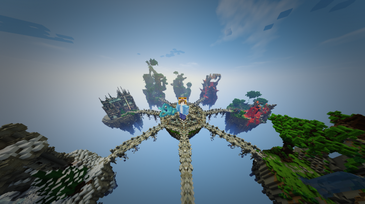 Minecraft Hub | 8 Islands FREE Minecraft Project