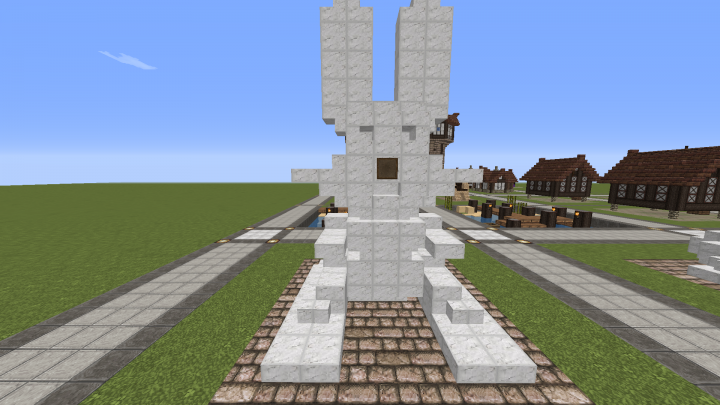Bunny Statue Minecraft Project