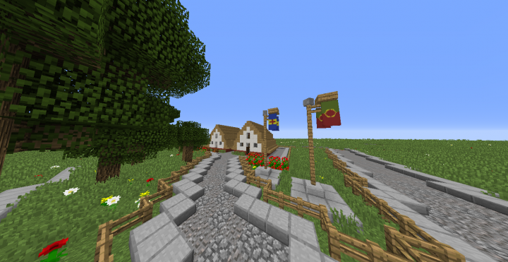 Portuguese Traditional Houses Minecraft Map