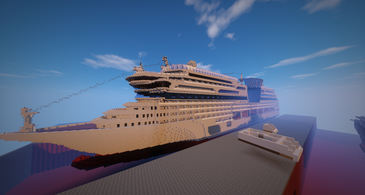 Cruise ship Minecraft Map