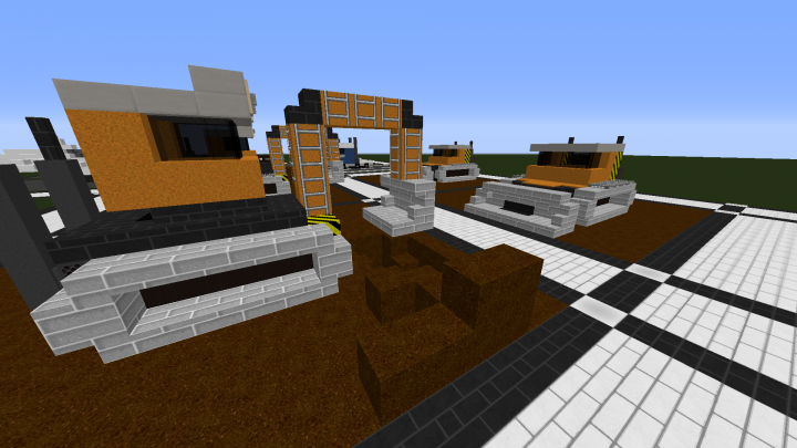 Construction Vehicles Minecraft Map