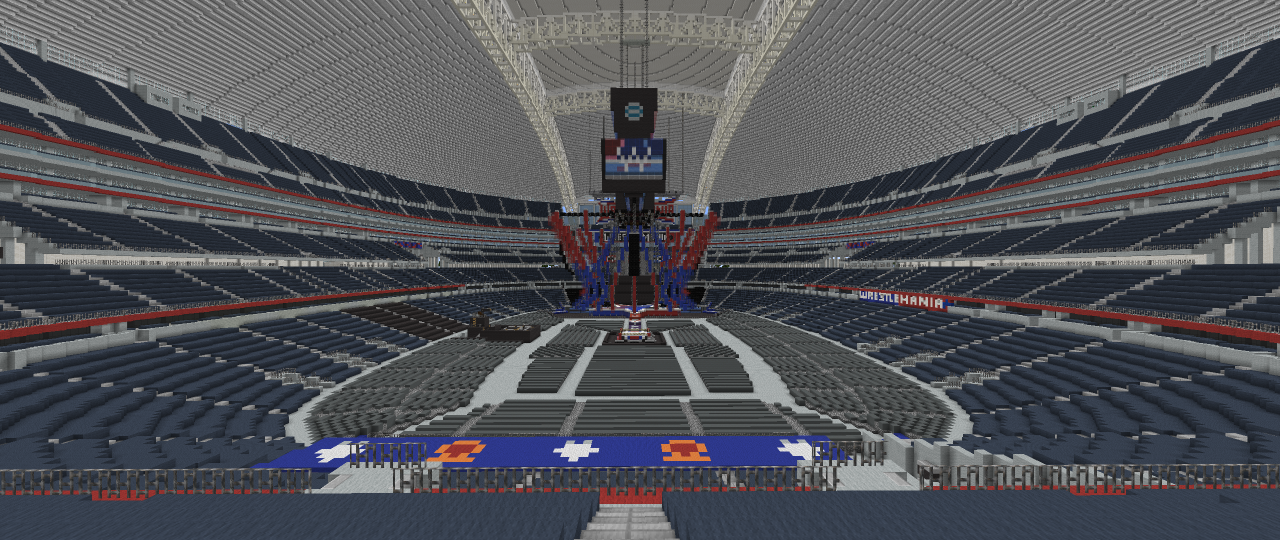 AT&T Stadium-WWE WrestleMania 32 Minecraft Map