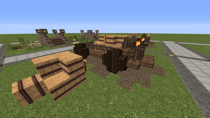 Medieval Mini Build: Goods Cart Minecraft Map