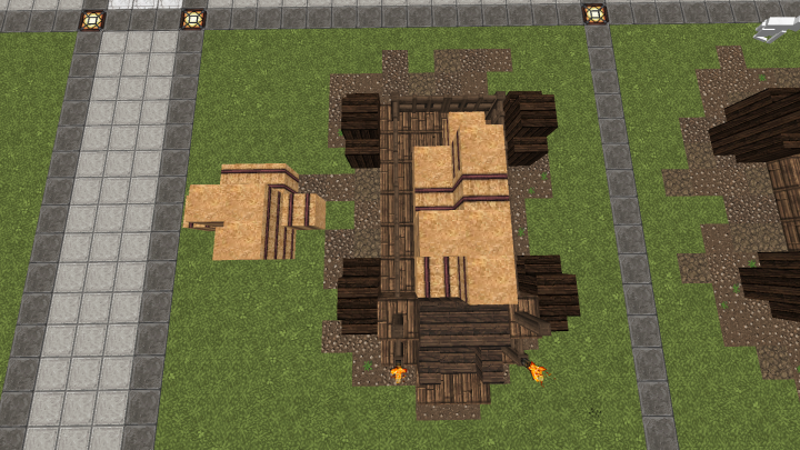 Medieval Mini Build: Goods Cart Minecraft Map