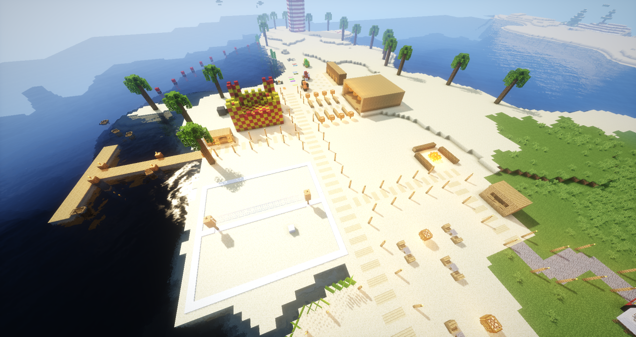 Beachtown Minecraft Map