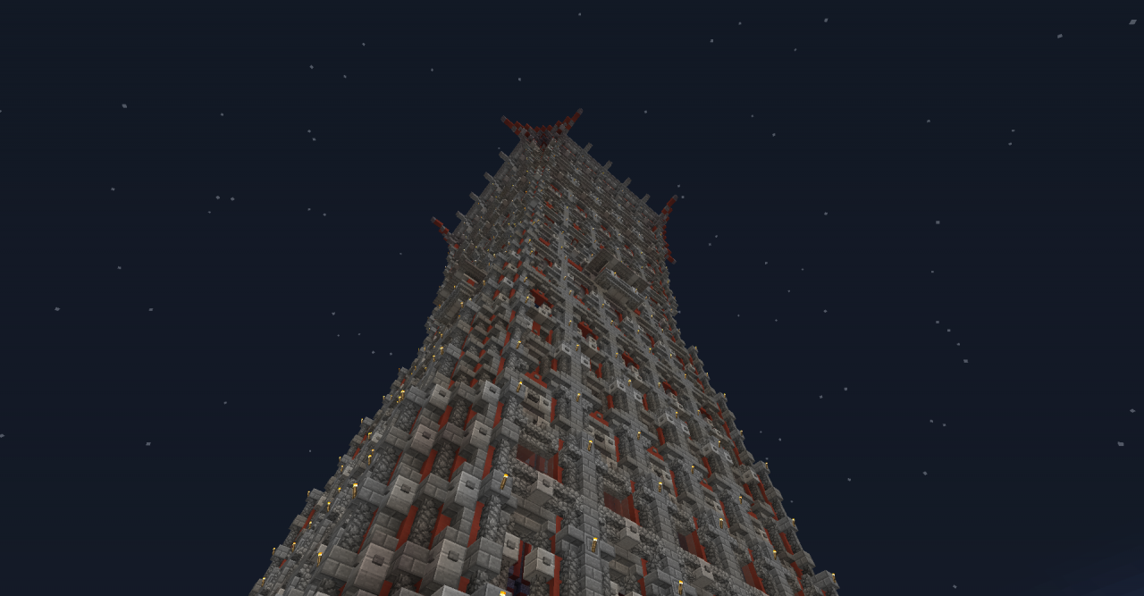 Red Skyscraper, the ultimate residence Minecraft Map