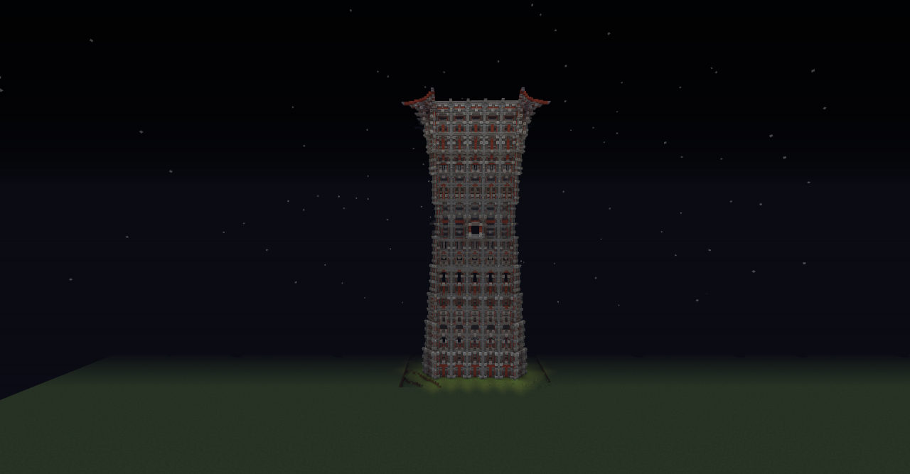 Red Skyscraper, the ultimate residence Minecraft Map