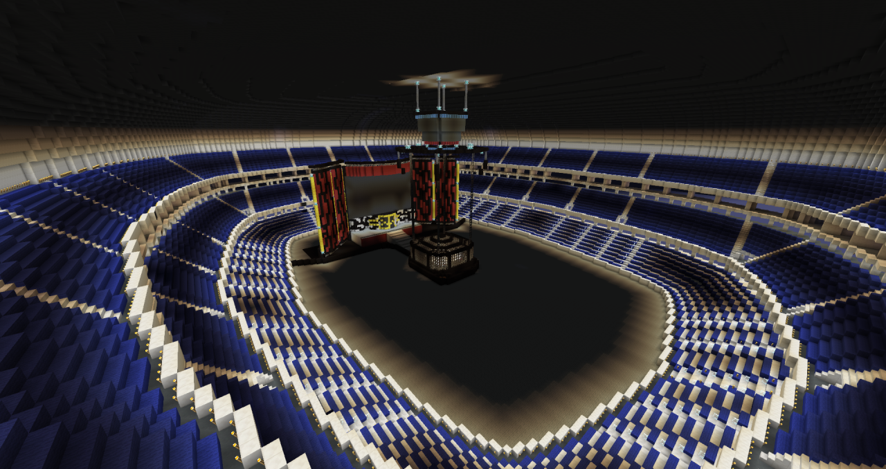 WWE Arena (Elimination Chamber) Minecraft Map
