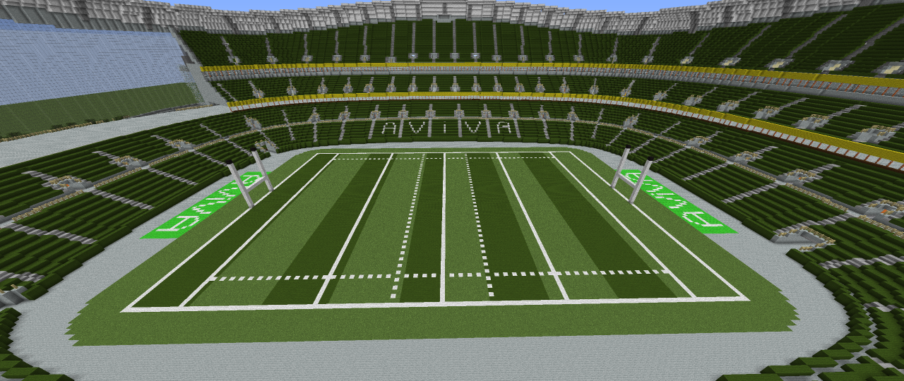 Aviva Stadium-Rugby Minecraft Map