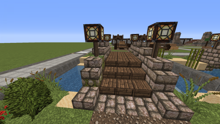 Medieval Mini Build: Bridge Minecraft Map
