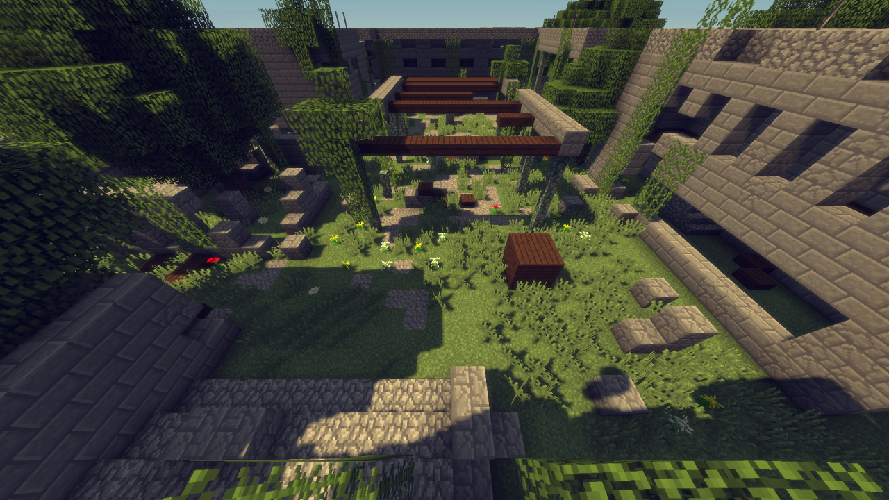 The ruins TDM - Detailed PvP map Minecraft Map