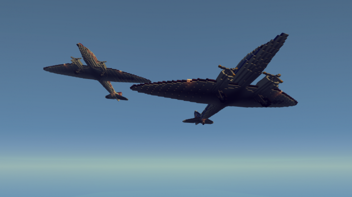 DC-3 Dakota PH-PBA Minecraft Map