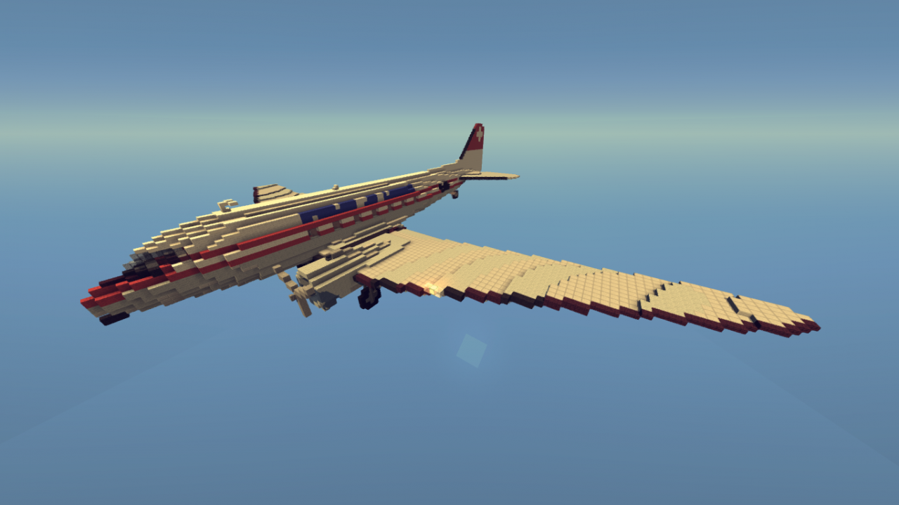 DC-3 Dakota PH-PBA Minecraft Map