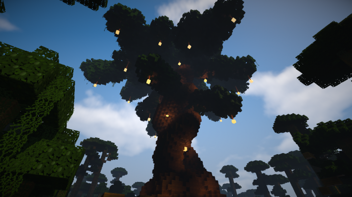 Giant Tree (Custom Terrain) (1.8) Minecraft Map
