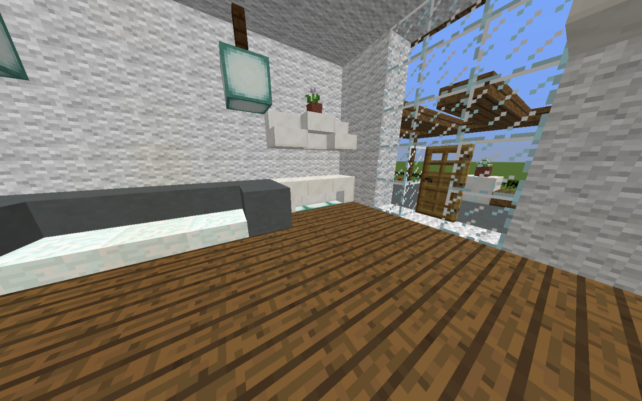 Modern House Minecraft Map